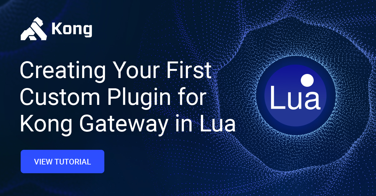 How To Create A Custom Lua Plugin For Kong Api Gateway Tutorial Kong
