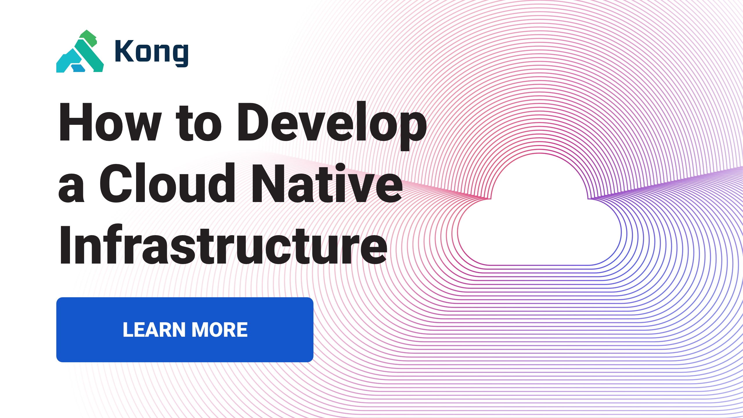 How to Develop a Cloud Native Infrastructure | Kong Inc.