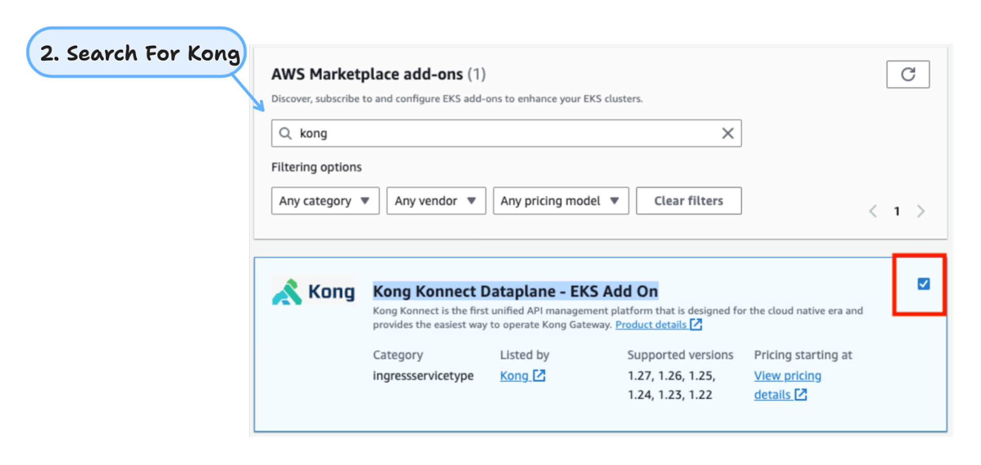 Kong Konnect EKS Marketplace Add-on for Kong Gateway Data Planes | Kong Inc.
