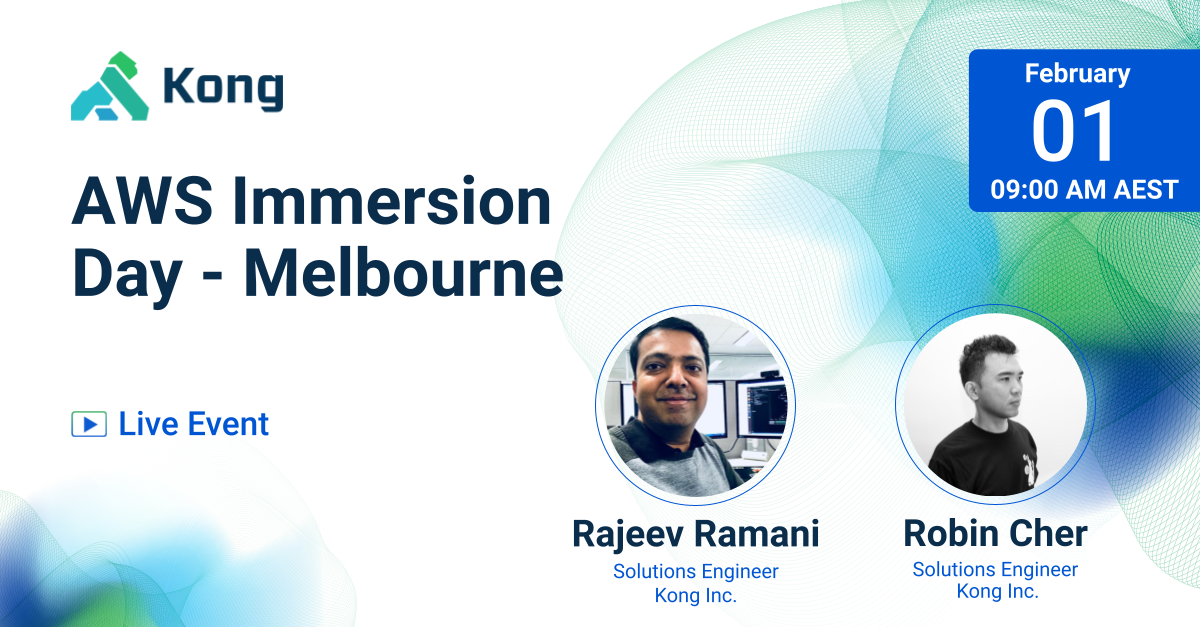 Aws Immersion Day Melbourne Seamless Apim With Kong Konnect And Amazon Eks Kong Inc