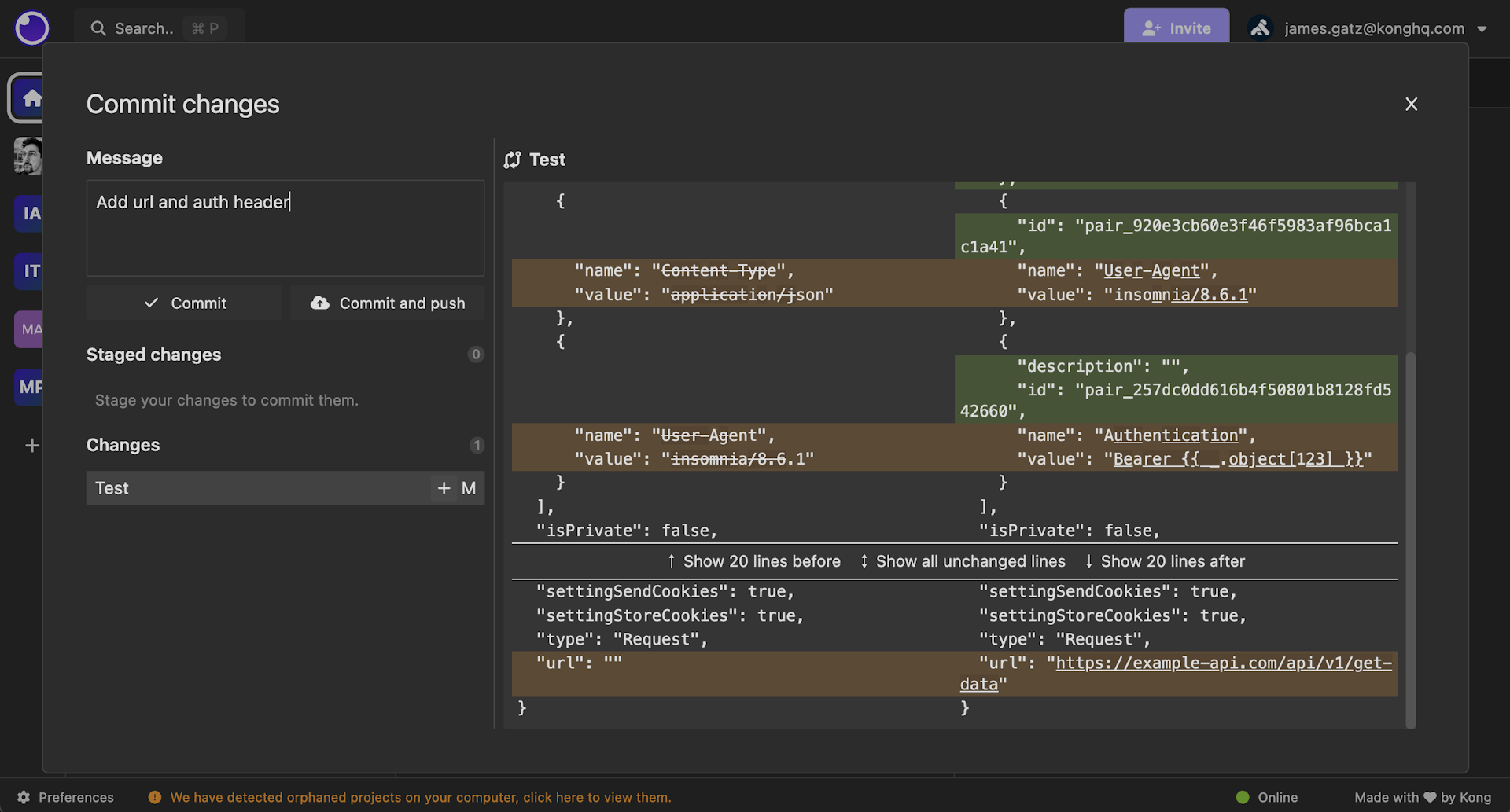 Kong Insomnia 9.0: Pre-request Scripting, Improved Offline Access, API Mocking, and More | Kong Inc.