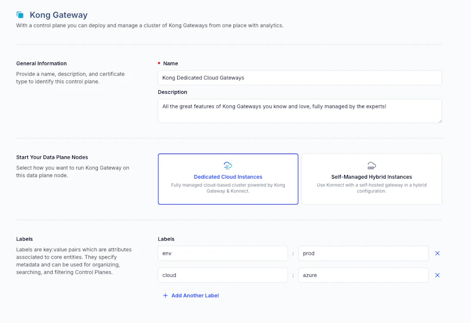 Kong Konnect Dedicated Cloud Gateways Add Azure Support | Kong Inc.