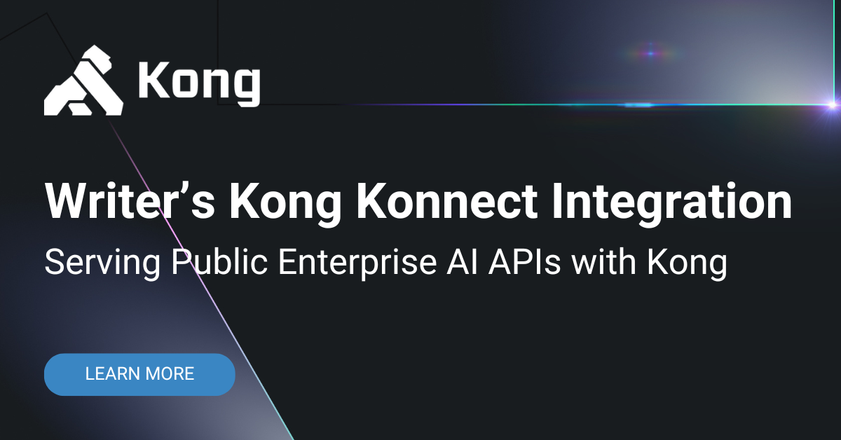 Transforming AI API Access: Writer’s Kong Konnect Integration | Kong Inc.