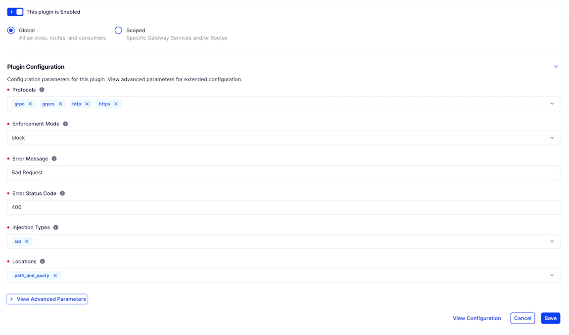 Protect APIs Against Injection Attacks with Content Inspection | Kong Inc.