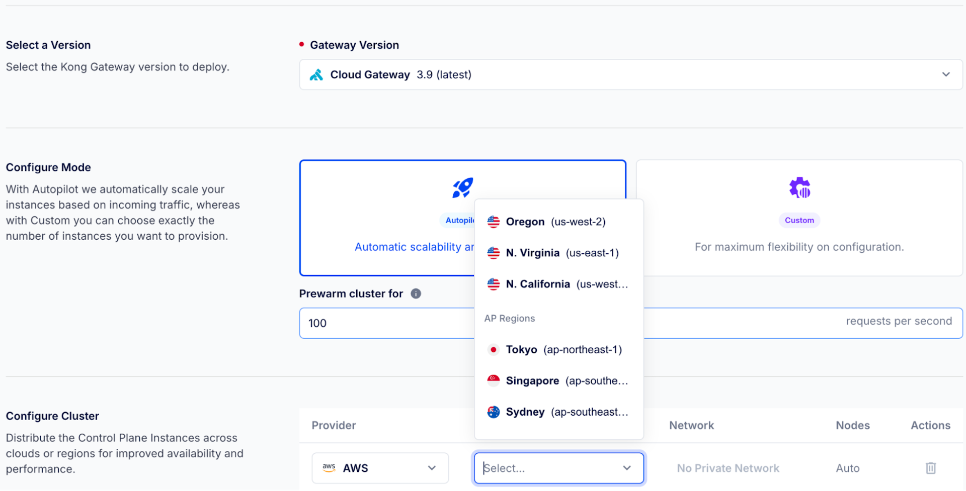 Kong GCP Cloud Gateways (Beta) | Multi-Cloud API Management | Kong Inc.