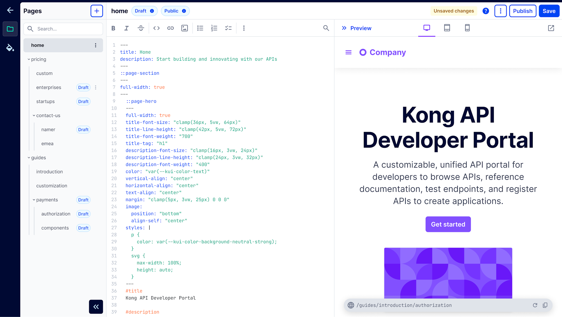 API Developer Portal and Platform | Kong Inc.