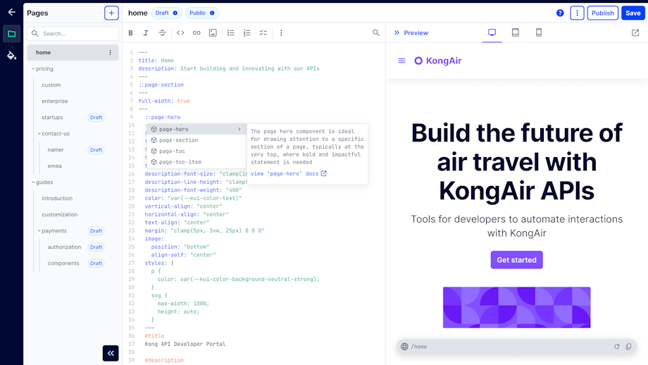 API Developer Portal and Platform | Kong Inc.