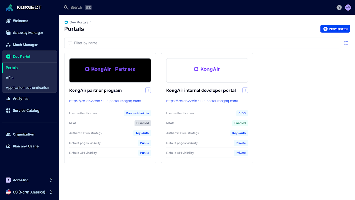 API Developer Portal and Platform | Kong Inc.