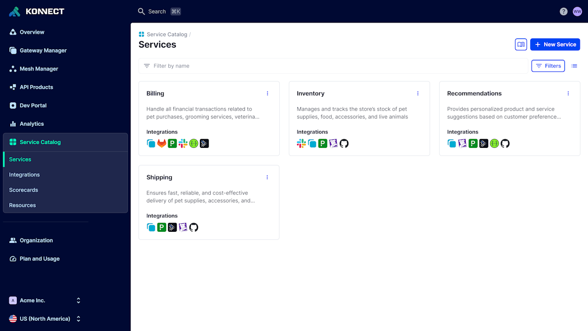 API Service Catalog | Kong Inc.