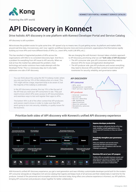 API Discovery in Konnect | Kong Inc.