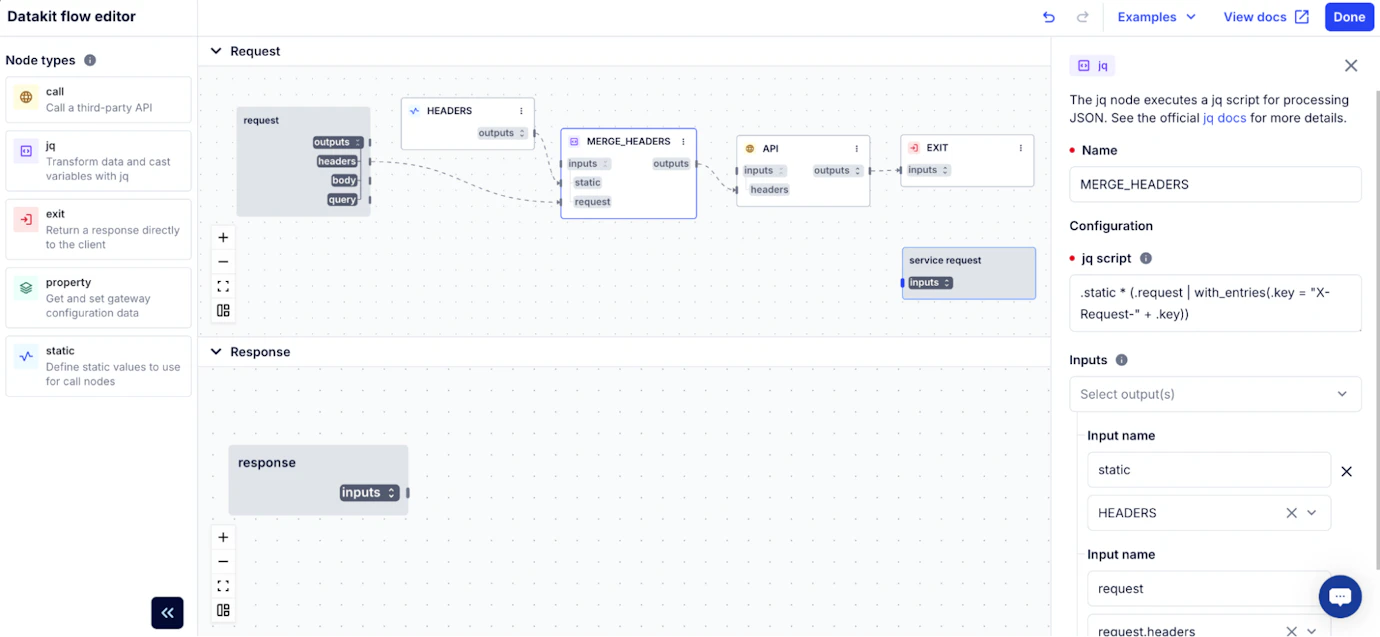 Datakit Flow Editor: A Visual Approach to API Orchestration | Kong Inc.