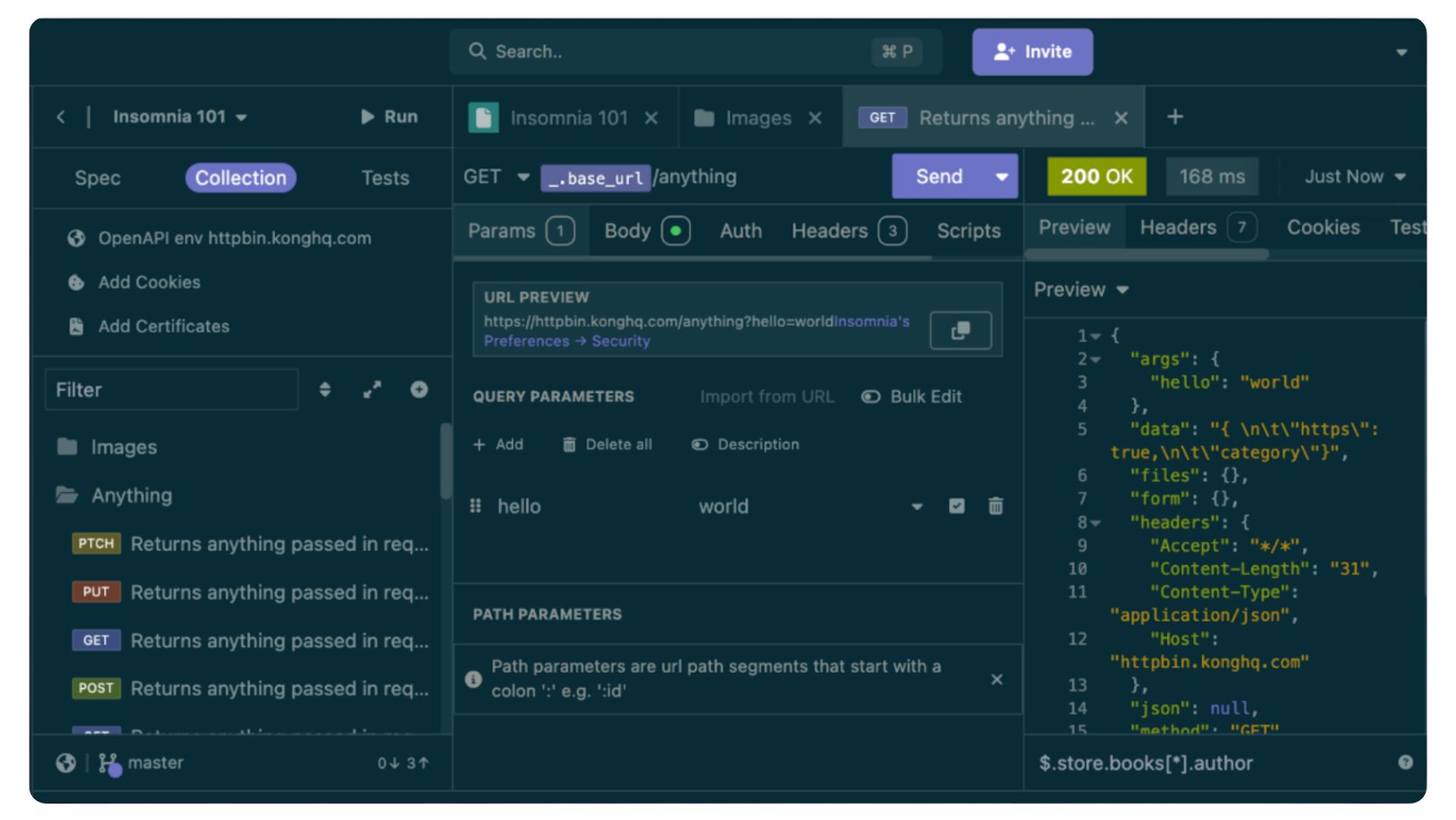 Insomnia: API Development Platform and Tool | Kong Inc.